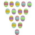 Easter Egg Button Set | Novelty Buttons for Sewing and Crafts