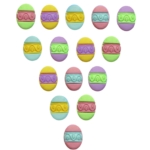 Easter Egg Button Set | Novelty Buttons for Sewing and Crafts